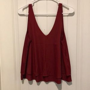 Hollister | Tops | Red Tank L | Poshmark